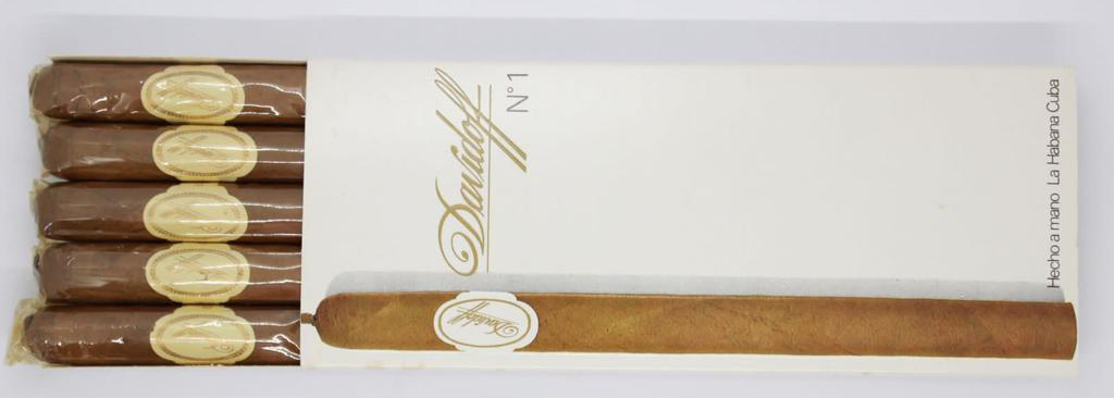 Cuban Davidoff N°1 5 Cigars From 1980 | Promo Cigar